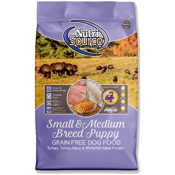 NutriSource Dog Dry Puppy Small Breed & Medium Breed Chicken & Rice, 5 ... NutriSource Dog Dry Puppy Small Breed & Medium Breed Chicken & Rice, 5 ...
