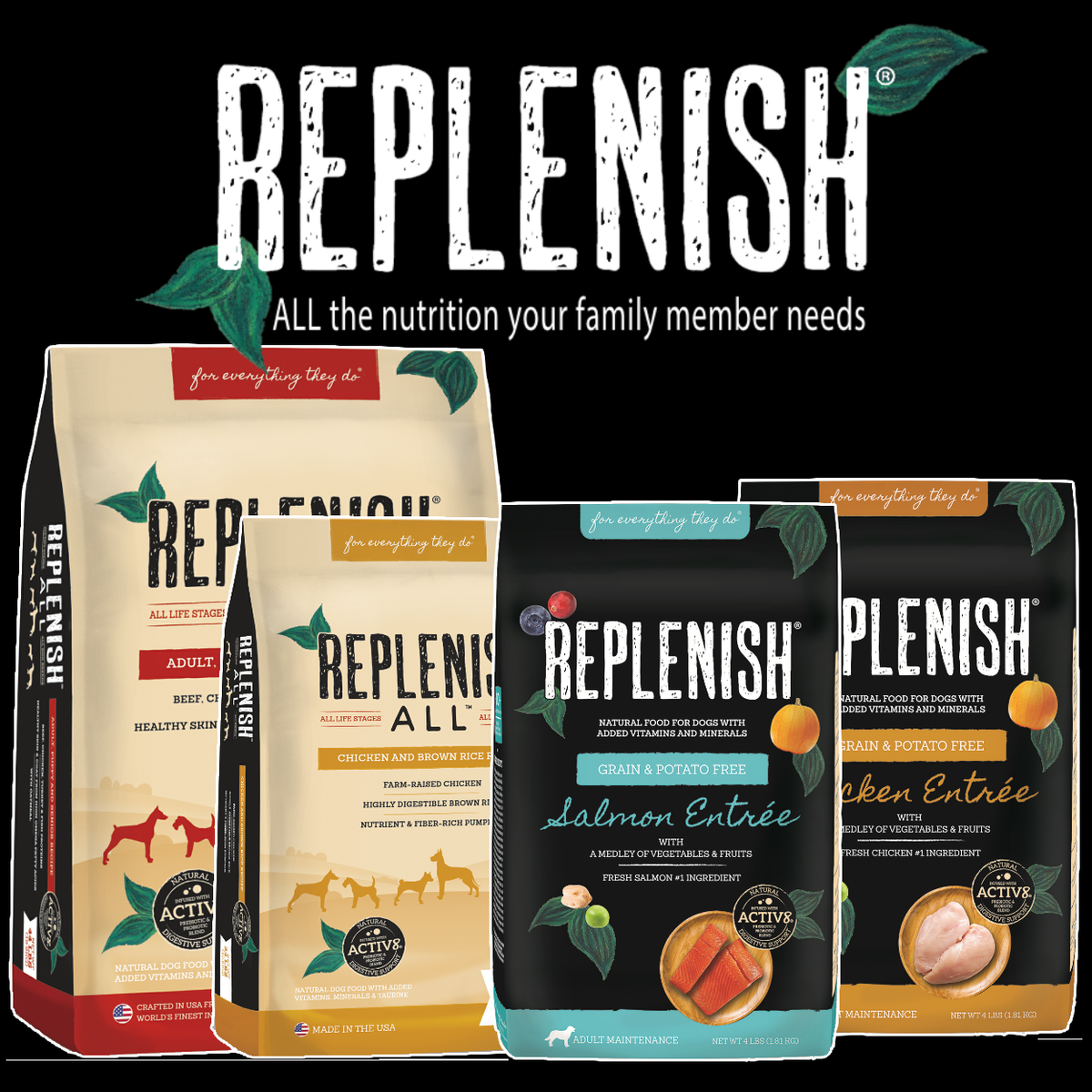 Replenish Dog Foods – Pet Pro World