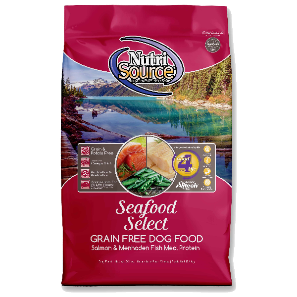 NutriSource Dog Dry Seafood Select Grain Free Salmon, 30-lb – Pet Pro World